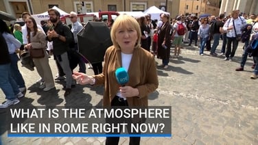 Video | What is the atmosphere like in Rome right now? | RTÉ