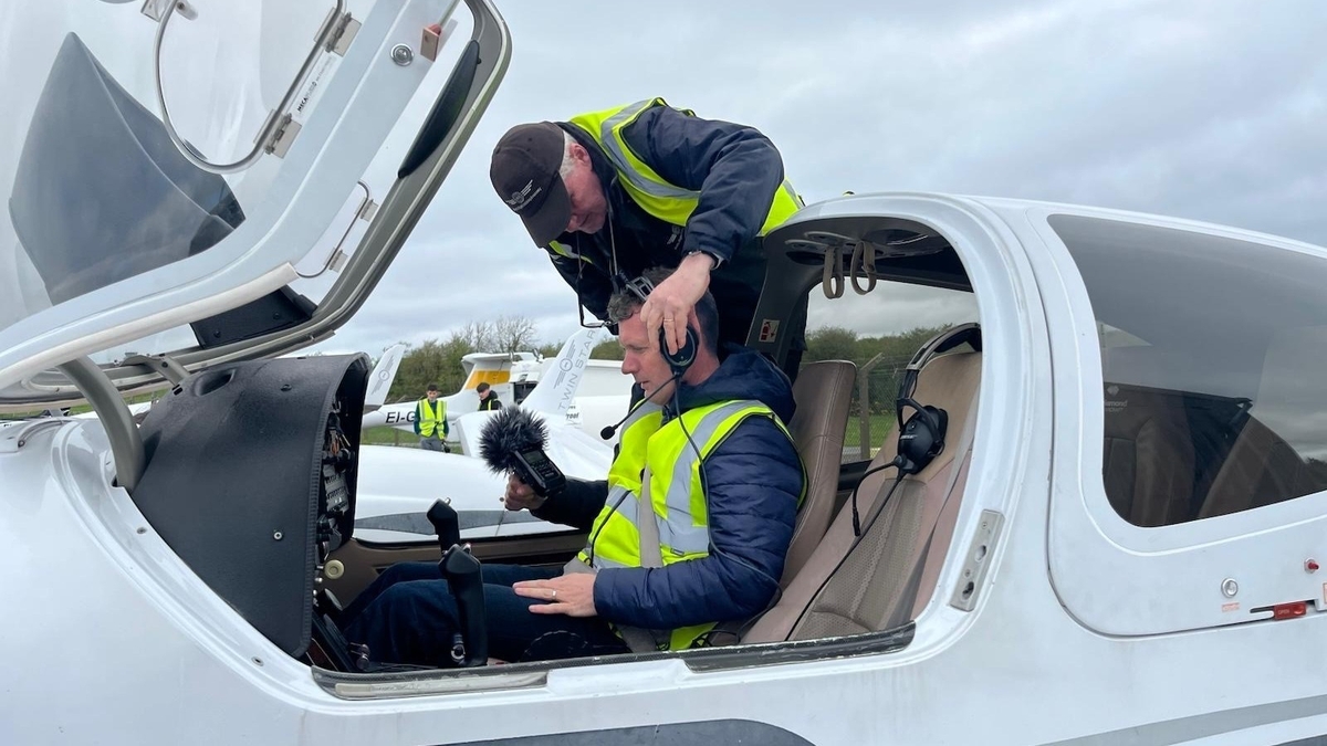 Brian O'Connell learns to fly a plane | Today with Claire Byrne - RTÉ ...