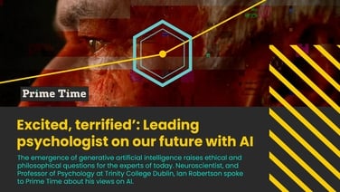 Video | Prime Time: ‘Excited, terrified’ - Prof Ian Robertson on our AI ...