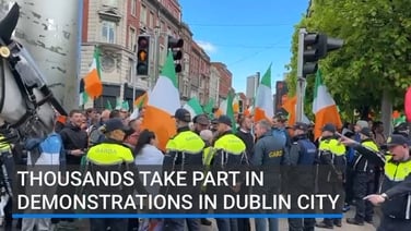 Video | Anti-immigration protest and counter-demonstration meet in ...