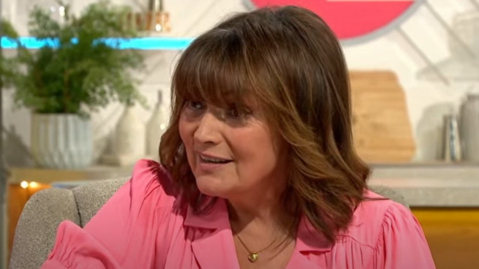 Lorraine Kelly back on TV after surgery