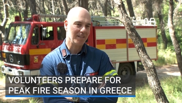 Video | Volunteers prepare for peak fire season in Greece | RTÉ
