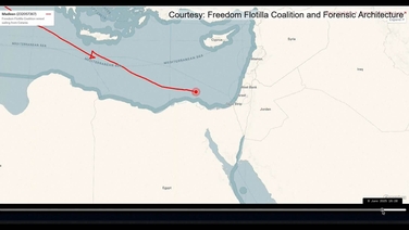 Video | Tracker shows Madleen's position before seizure by Israeli ...
