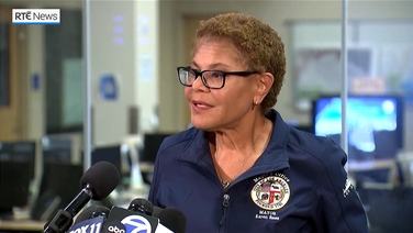 Video | Mayor says 'chaos' in LA started at Washington DC | RTÉ