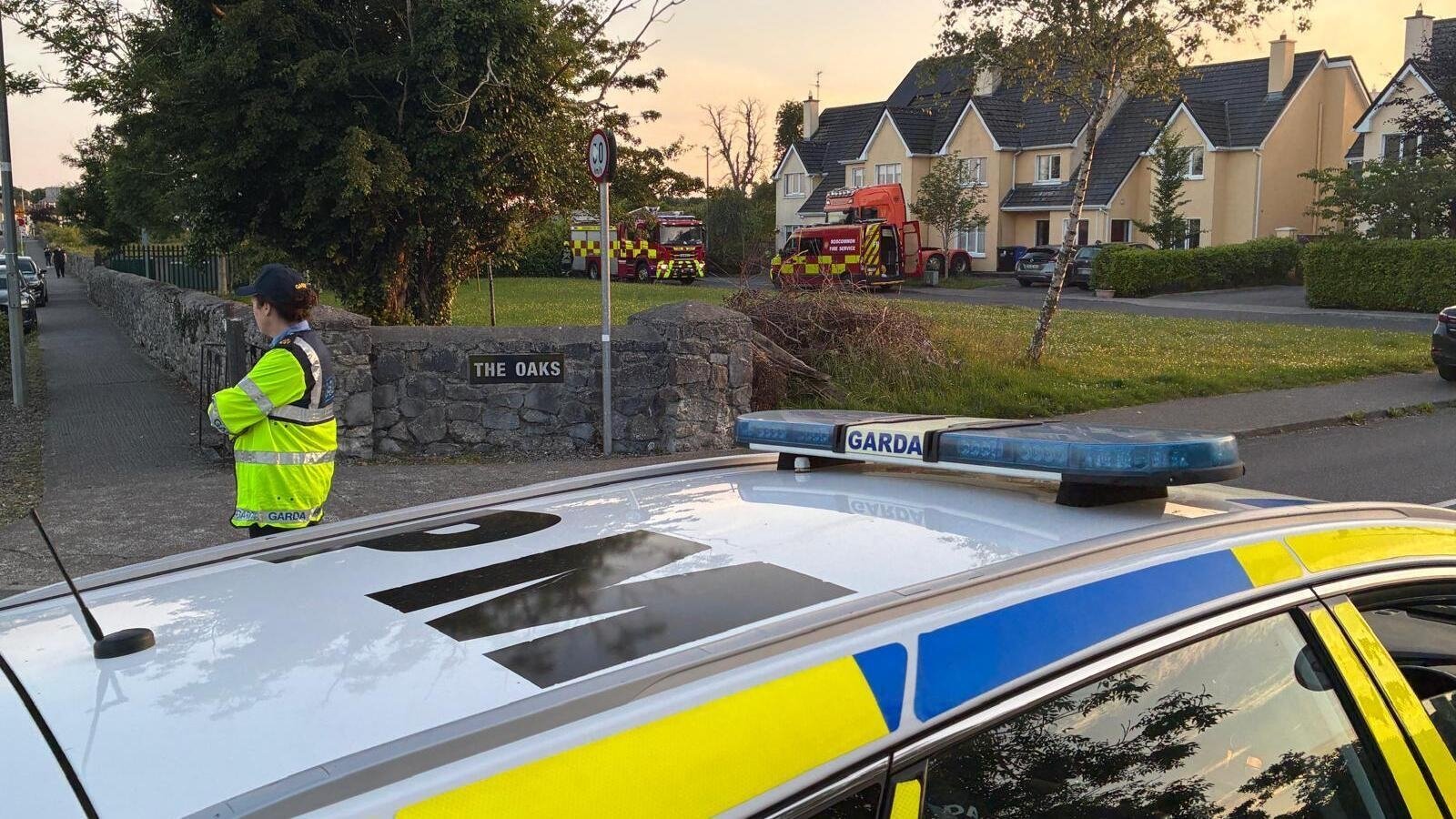 Emergency services at scene of Roscommon house fire
