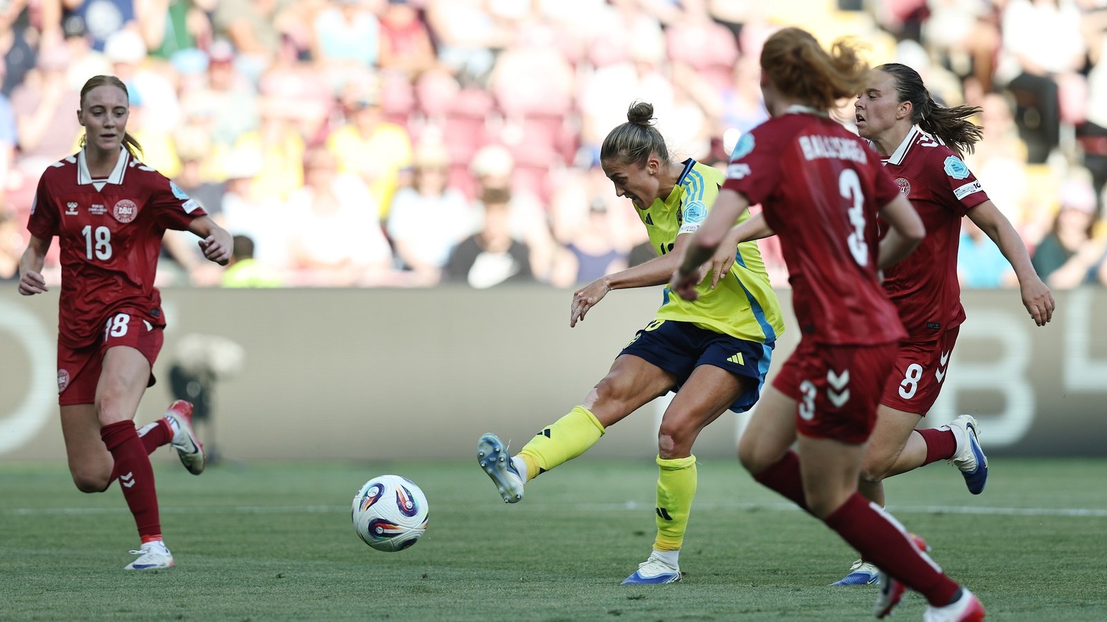 Euro 2025: Angeldahl on mark again as Sweden edge Danes