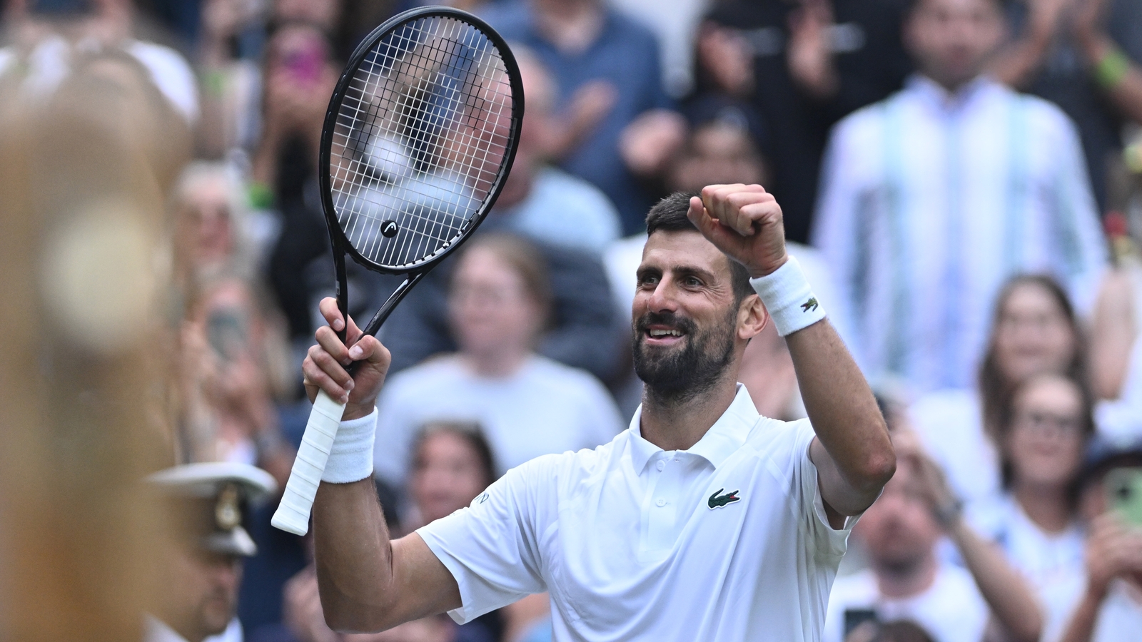 Djokovic racks up a century of Wimbledon wins