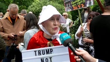 Video | Protests against Trump’s visit to Scotland | RTÉ