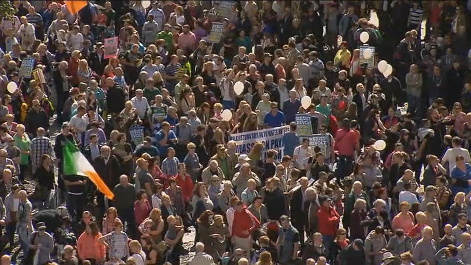 RTÉ Archives | Society | Water Charges Protest