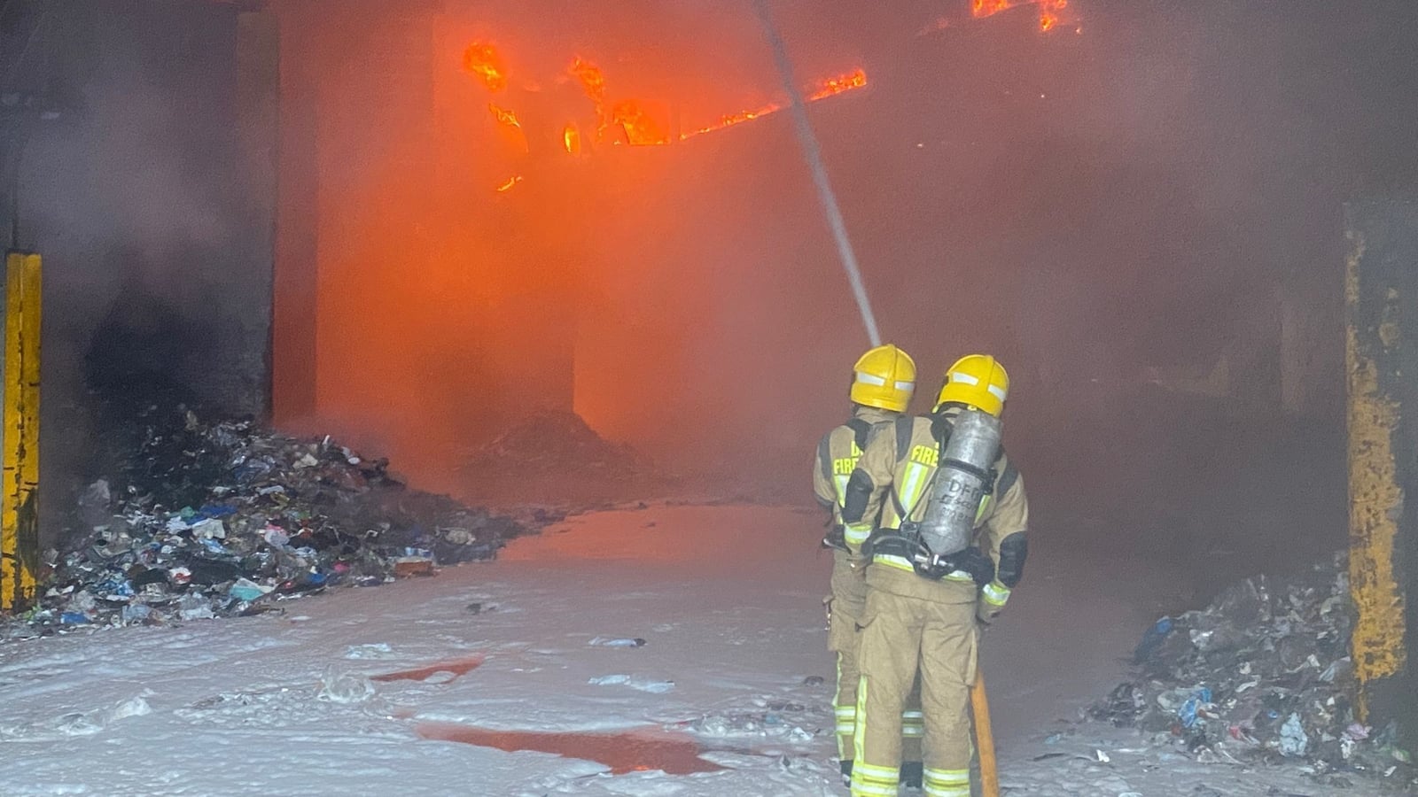Major fire breaks out at waste facility in north Dublin