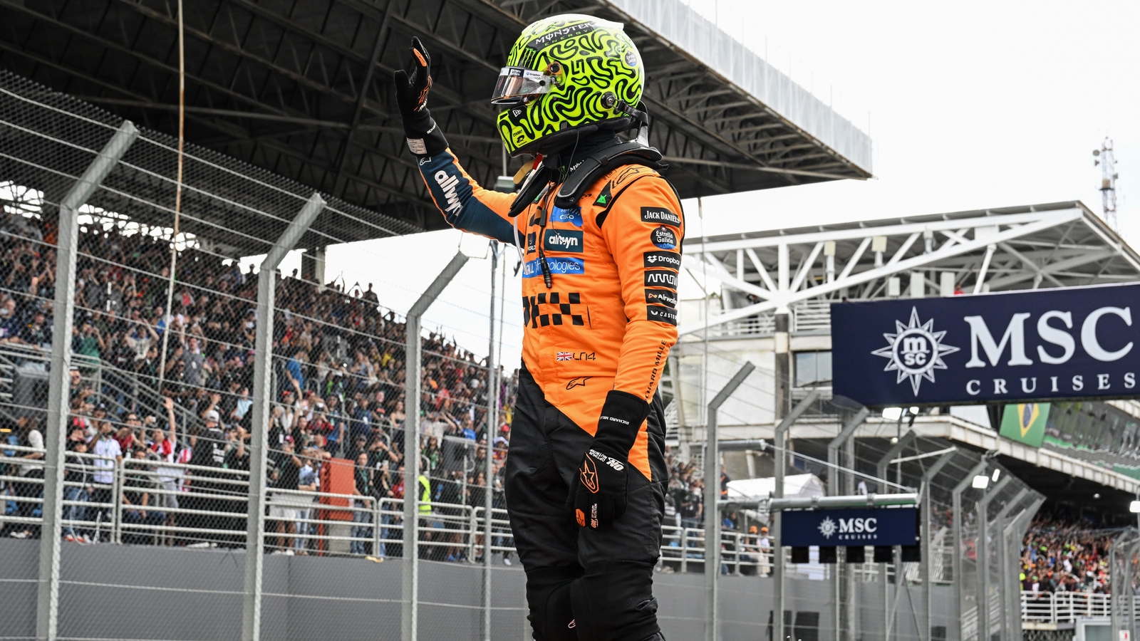 Norris handles pressure with sprint and pole double