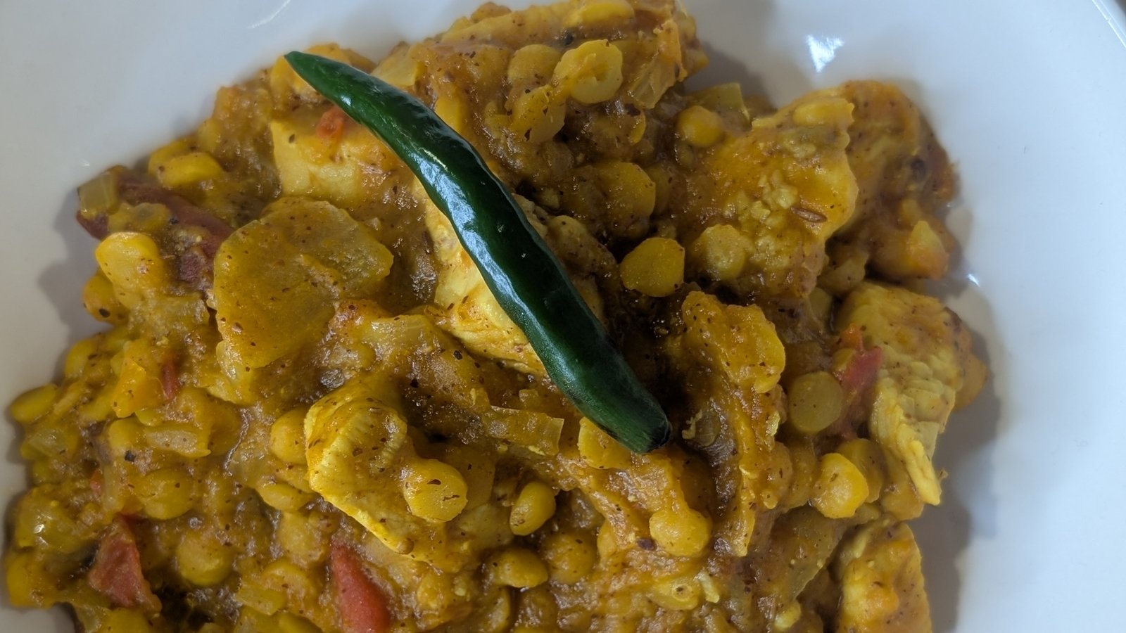 Lina's Chicken Dhansak: Today