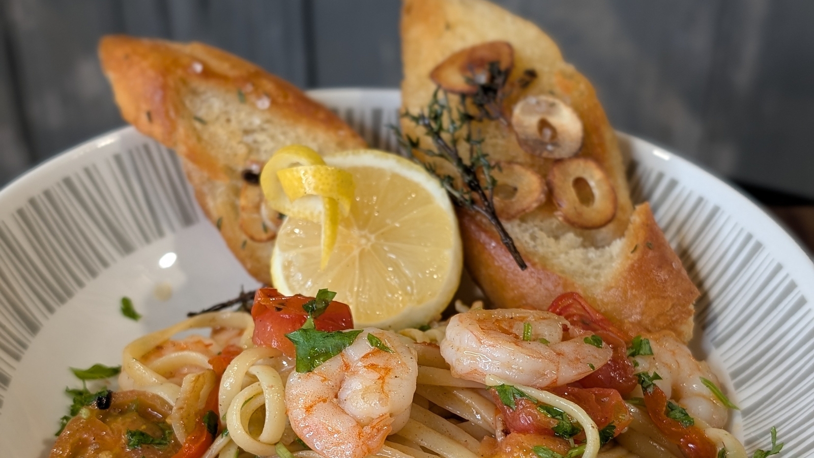 Derry Clarke's prawn linguine: Today