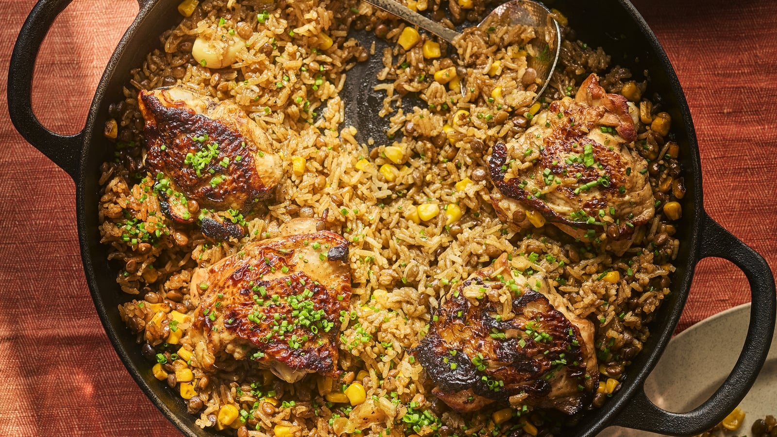 Ping Coombes' baked honey and soy chicken rice
