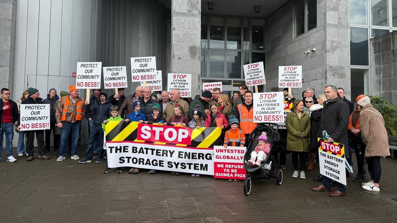 Protest over planned solar farm in northeast Galway