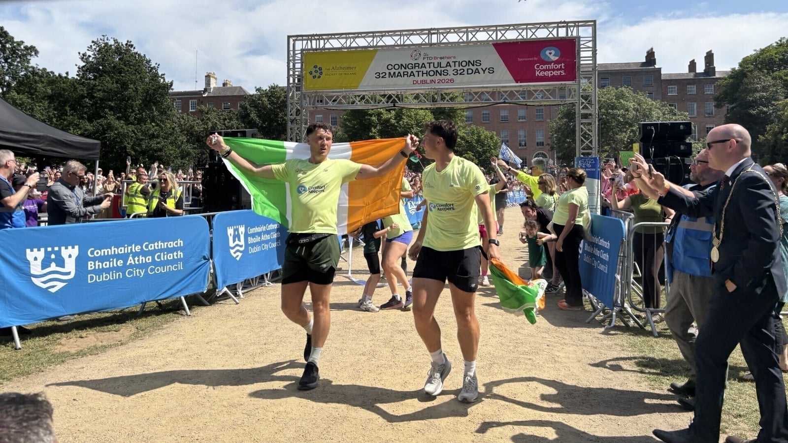 FTD brothers complete marathon challenge for dementia